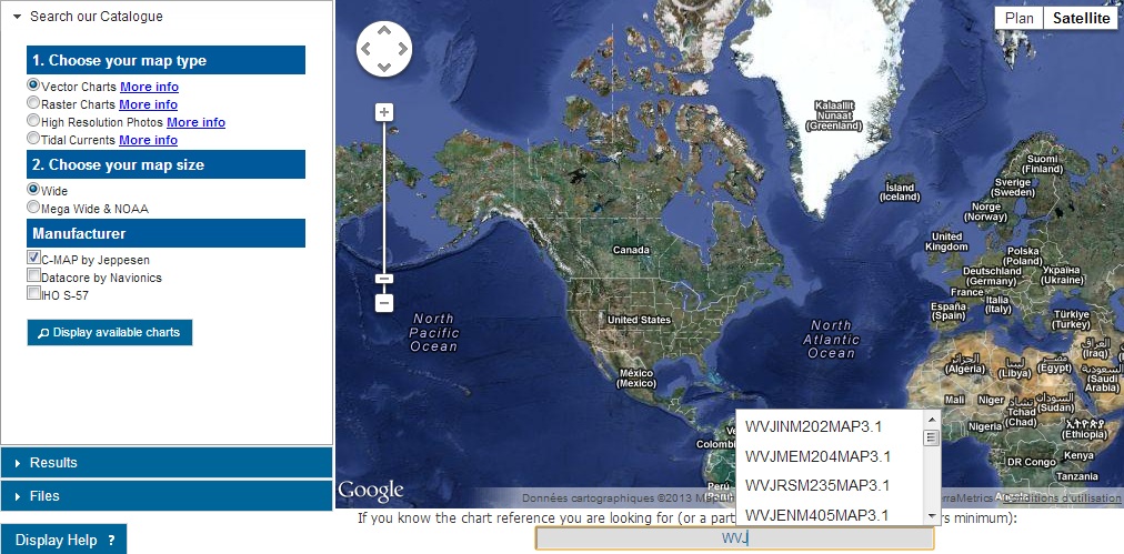 MaxSea chart catalogue browser – TIMEZERO Blog
